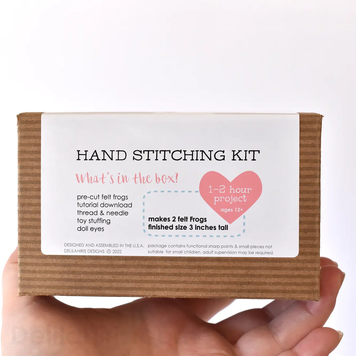 Felt Frog Sewing Craft Kit - Curriculum and Supplies – makesewingstudio.com